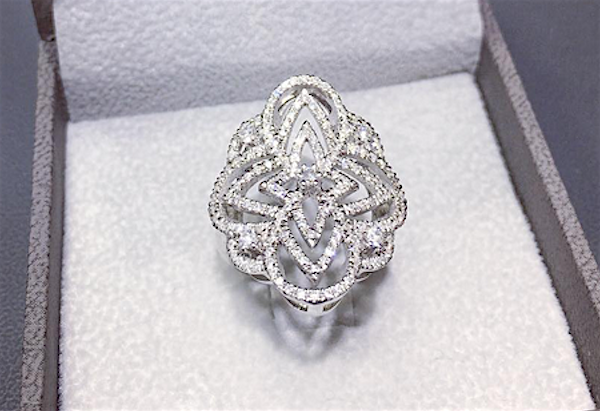 Openwork diamond ring | the jewelry loupe